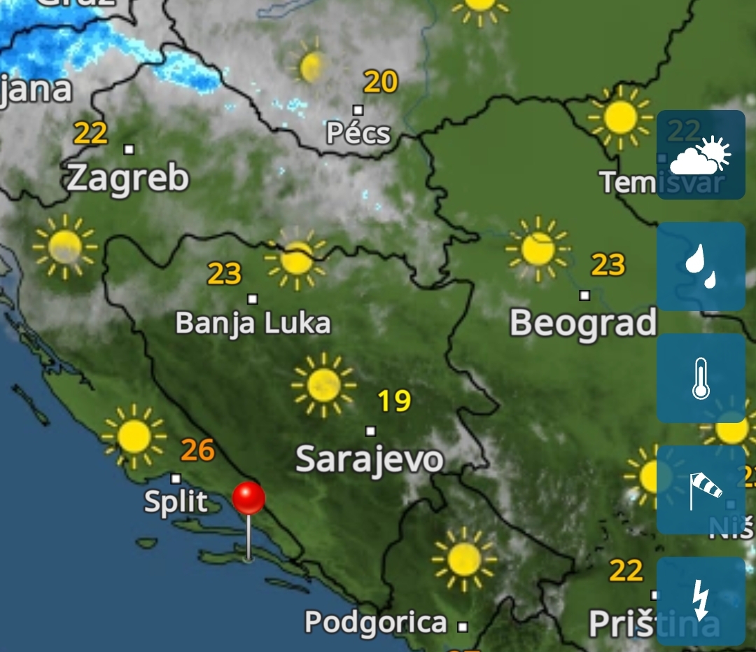 PROGNOZA VREMENA ZA BiH - Hercegovina 24